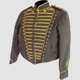 Gray Military Jacket | jacket tailor | Timeless & Versatile