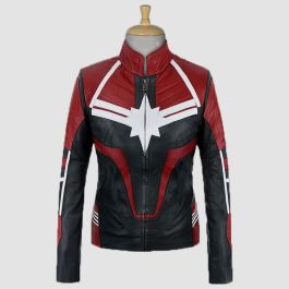 Captain Marvel Leather Jacket